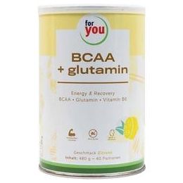 FOR YOU BCAA+glutamin Energy & Recovery Zitrone 480 g