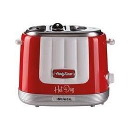 Ariete Hot Dog Maker Party Time rot/silber, 650 Watt, 50's Style