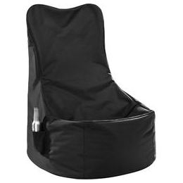 Sitzsack Cortona in Schwarz/Nylon