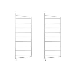 STRING - Wandleiter für STRING Regal 50 x 20 cm (2er-Set), weiß