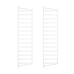 STRING - Wandleiter für STRING Regal 75 x 20 cm (2er-Set), weiß