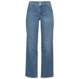 Bequeme Jeans MAC "Gracia" Gr. 36, Länge 30, blau (winter baby blue) Damen Jeans