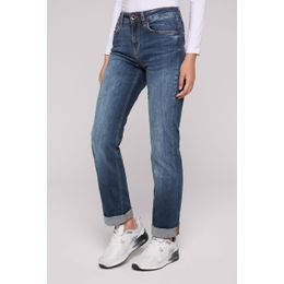 Comfort-fit-Jeans SOCCX Gr. 29, Länge 34, blau Damen Jeans