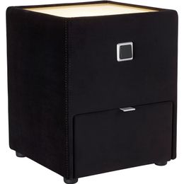 Jockenhöfer Nachtkonsole JOCKENHÖFER GRUPPE "Lancy" Sideboards Gr. B/H/T: 42,5 cm x 53 cm x 45 cm, 1, schwarz (schwarz 372, 06) Nachtkonsolen und Nachtkommoden