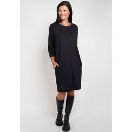 Jerseykleid Seidel Moden Gr. 50, Länge 32, schwarz Damen Kleider Freizeitkleider