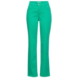 Bequeme Jeans MAC "Stella" Gr. 42, Länge 32, grün (bright green) Damen Jeans High-Waist-Jeans