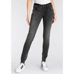 Slim-fit-Jeans Herrlicher "TOUCH" Gr. 31, Länge 30, grau (concrete) Damen Jeans Röhrenjeans