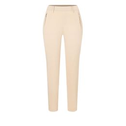 Chinohose MAC "ANNA" Gr. 38, N-Gr, beige (smooth beige) Damen Hosen Chinohosen