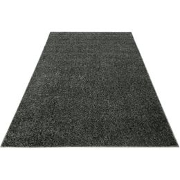 Hochflor-Teppich Esprit "Whisper Shag" Teppiche Gr. B/L: 200 cm x 200 cm, 30 mm, 1 St., grau (dunkelgrau,anthrazit) Esszimmerteppiche
