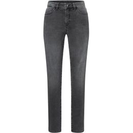 Stretch-Jeans MAC "Dream" Gr. 34, Länge 32, grau (anthra fancy wash) Damen Jeans Röhrenjeans