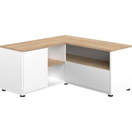 Lowboard TemaHome "ANGLE" Sideboards Gr. B/H/T: 90 cm x 46 cm x 90 cm, braun (eichefarbig 4) Lowboards