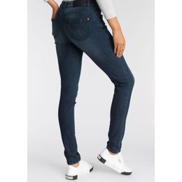 Skinny-fit-Jeans Arizona "Shaping" Gr. 22, K + L Gr, blau (darkblue, used) Damen Jeans Röhrenjeans