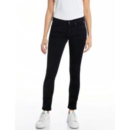 5-Pocket-Jeans Replay "NEW LUZ" Gr. 31, Länge 30, schwarz (black c1) Damen Jeans Röhrenjeans