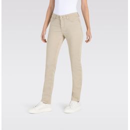 Stretch-Jeans MAC "Dream" Gr. 48, Länge 30, beige (smooth beige) Damen Jeans Röhrenjeans