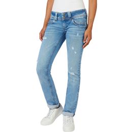 Regular-fit-Jeans Pepe Jeans "VENUS" Gr. 31, Länge 30, blau (blue used) Damen Jeans