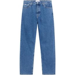 Mom-Jeans Calvin Klein Jeans "MOM JEAN" Gr. 28, Länge 30, blau (denim medium) Damen Jeans Mom
