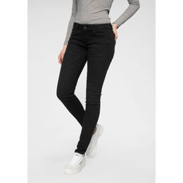 Skinny-fit-Jeans Pepe Jeans "SOHO" Gr. 30, Länge 32, schwarz (s98 washed black) Damen Jeans Röhrenjeans