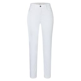 Stretch-Jeans MAC "Dream" Gr. 48, Länge 30, weiß (whitedenim) Damen Jeans Röhrenjeans