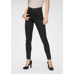 Levi's Skinny-fit-Jeans LEVI'S "Mile High Super Skinny" Gr. 26, Länge 28, schwarz (black) Damen Jeans Röhrenjeans