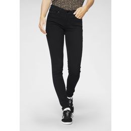 Levi's Skinny-fit-Jeans LEVI'S "711 Skinny" Gr. 28, Länge 28, schwarz (black) Damen Jeans Röhrenjeans
