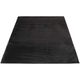 Hochflor-Teppich Carpet City "TOPIA 400" Teppiche Gr. B/L: 200 cm x 290 cm, 21 mm, 1 St., grau (anthrazit) Esszimmerteppiche