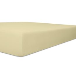 Spannbettlaken kneer "Easy-Stretch" Laken Gr. B/L: 180-200 cm x 200-220 cm 1 St., Jersey-Elasthan, 30 cm, 180-200 x 200-220 cm, beige (natur) Spannbettlaken optimaler Sitz