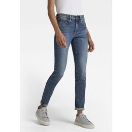 Skinny-fit-Jeans G-Star Raw Gr. 31, Länge 32, blau (faded cascade (mid blue)) Damen Jeans Röhrenjeans