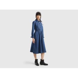 Jeanskleid United Colors Of Benetton Gr. S (36), N-Gr, blau (blue, denim) Damen Kleider Freizeitkleider
