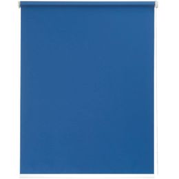 Seitenzugrollo SUNLINES "One size Style uni Verdunkelung" Rollos Gr. 180 cm, 162 cm, blau Verdunkelungsrollos