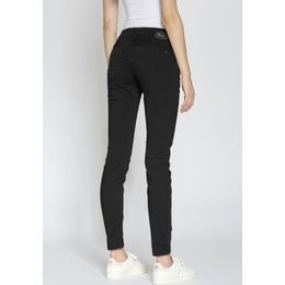Skinny-fit-Jeans Gang "94NENA" Gr. 30, N-Gr, schwarz (black) Damen Jeans Röhrenjeans mit modischer Waschung