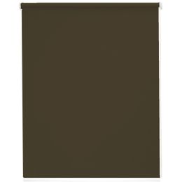 Seitenzugrollo SUNLINES "Young Style Blackout" Rollos Gr. 180 cm, stufenlos positionierbar, Bedienseite rechts, 162 cm, braun (mokka, weiß) Verdunkelungsrollos