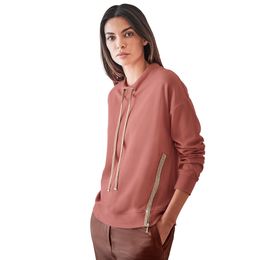 Langarmshirt Heine "Sweatshirt" Gr. 34, rosa (flamingo) Damen Shirts Jersey