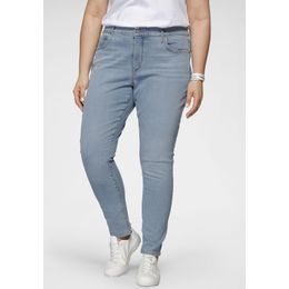 LEVI'S® PLUS Skinny-fit-Jeans LEVI'S PLUS "311 PL SHAPING SKINNY" Gr. 22 (52), Länge 30, blau (bleached) Damen Jeans Röhrenjeans