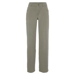 Bequeme Jeans MAC "Gracia" Gr. 38, Länge 30, grün (light khaki) Damen Jeans
