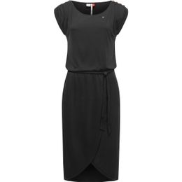 Jerseykleid Ragwear "Ethany" Gr. M (38), Normalgrößen, schwarz Damen Kleider Freizeitkleider