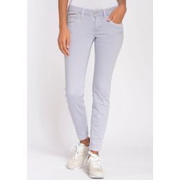 Skinny-fit-Jeans Gang "94NIKITA" Gr. 33 (42), N-Gr, blau (zen blue) Damen Jeans Röhrenjeans