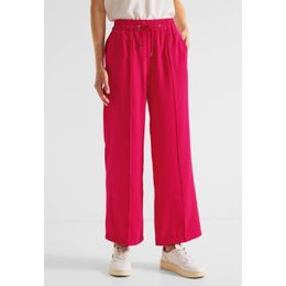 Culotte Street One Gr. 38, Länge 30, rot (intense berry) Damen Hosen Culottes Hosenröcke