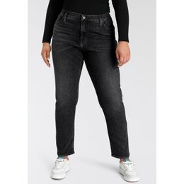 LEVI'S® PLUS Skinny-fit-Jeans LEVI'S PLUS "311 PL SHAPING SKINNY" Gr. 22 (52), Länge 32, schwarz (black worn in) Damen Jeans Röhrenjeans
