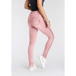 Skinny-fit-Jeans Arizona "Ultra Stretch" Gr. 44, N-Gr, rosa Damen Jeans Röhrenjeans