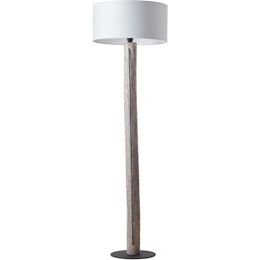 Stehlampe Brilliant "Jimena" Lampen Gr. 1 flammig, Ø 50 cm Höhe: 164 cm, braun (holzfarben) Designer Stehlampe Standleuchte Standleuchten