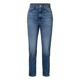High-waist-Jeans BOSS Orange "Ruth High Rise Hochbund Waist Premium Denim Jeans" Gr. 27, N-Gr, blau (navy_417) Damen Jeans Röhrenjeans