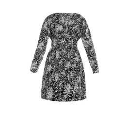 Jerseykleid Le Temps Des Cerises Gr. XL, EURO-Größen, schwarz-weiß (schwarz, weiß) Damen Kleider Freizeitkleider