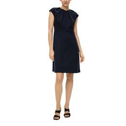 Midikleid s.Oliver BLACK LABEL Gr. 42, N-Gr, blau (blue) Damen Kleider Freizeitkleider