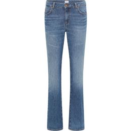 Straight-Jeans Mustang "Crosby Relaxed Straight" Gr. 32-32, EURO-Größen, mittelbalu 582 Damen Jeans 5-Pocket-Jeans