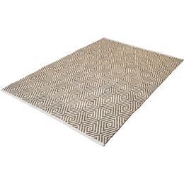 Teppich Calo-deluxe "Luba 333" Teppiche Gr. B/L: 160 cm x 230 cm, 7 mm, 1 St., beige Baumwollteppiche