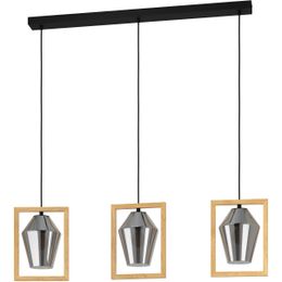 Hängeleuchte Eglo "VIGLIONI" Lampen Gr. Höhe: 110,00 cm, braun (schwarz, braun) Pendelleuchten und Hängeleuchten