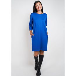 Jerseykleid Seidel Moden Gr. 46, N + K Gr, blau Damen Kleider Freizeitkleider