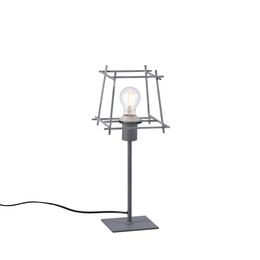Tischleuchte JUST LIGHT "PELETTON" Lampen Gr. 1 flammig, grau (beton) Tischlampen