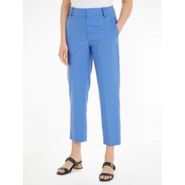 Webhose Tommy Hilfiger "MD CORE SLIM STRAIGHT PANT" Gr. 36, N-Gr, blau (blue_spell) Damen Hosen Röhrenhosen