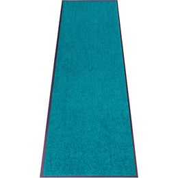 Läufer Hanse Home "Wash & Clean" Teppiche Gr. B/L: 60 cm x 180 cm, 7 mm, 1 St., blau (petrol) Küchenläufer